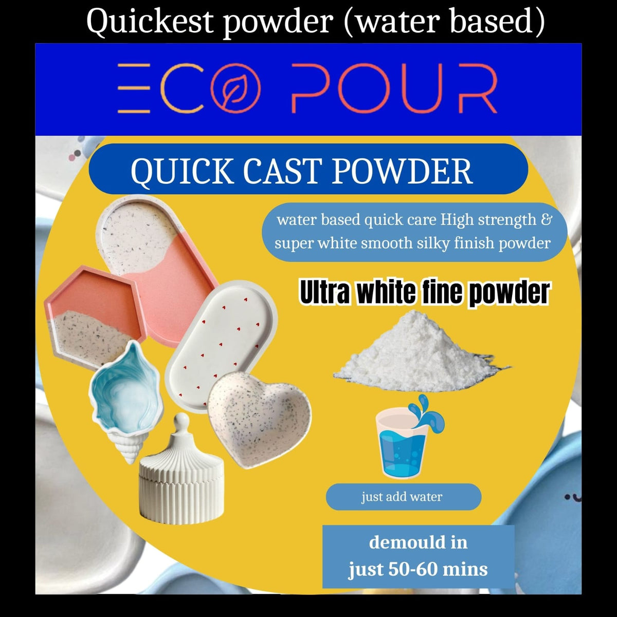 CERAMIC WATER BASED POWDER / ECO CASTING RESIN pack of 1kg – Indo Kraft